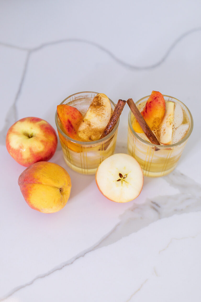 Iced Apple Peach Cider - LoChandler.com