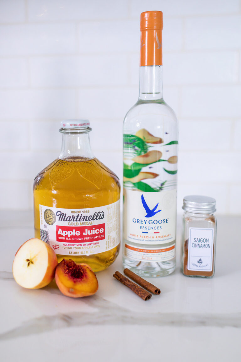 Iced Apple Peach Cider - LoChandler.com